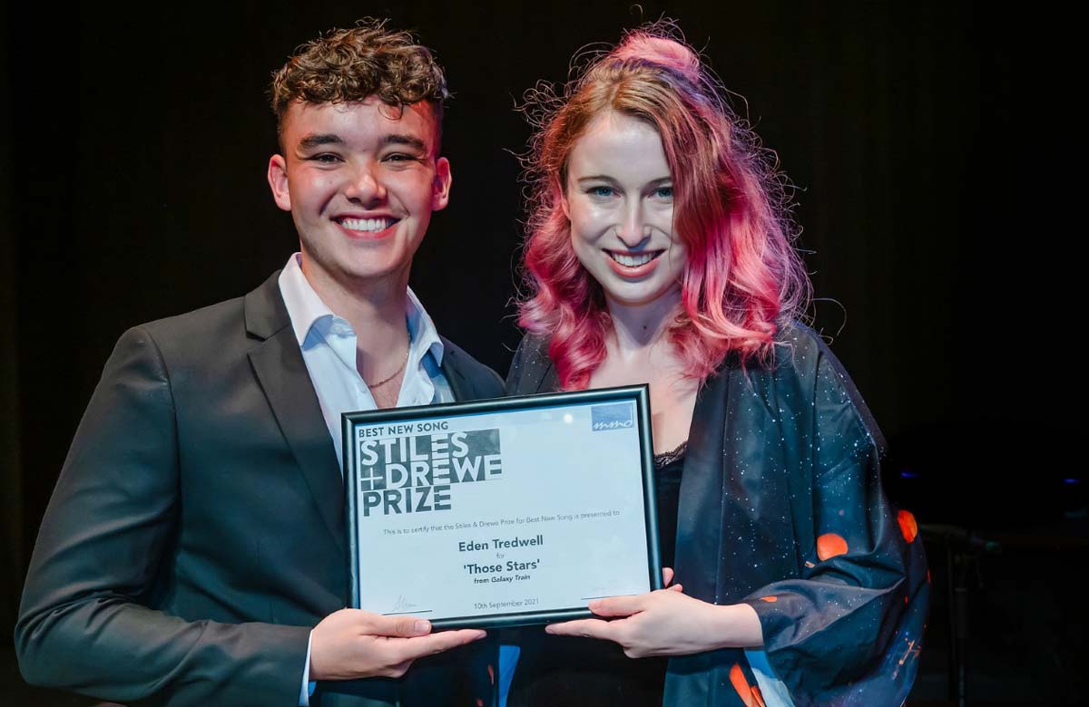 Eden Tredwell wins 2021 Stiles and Drewe Best New Song Prize