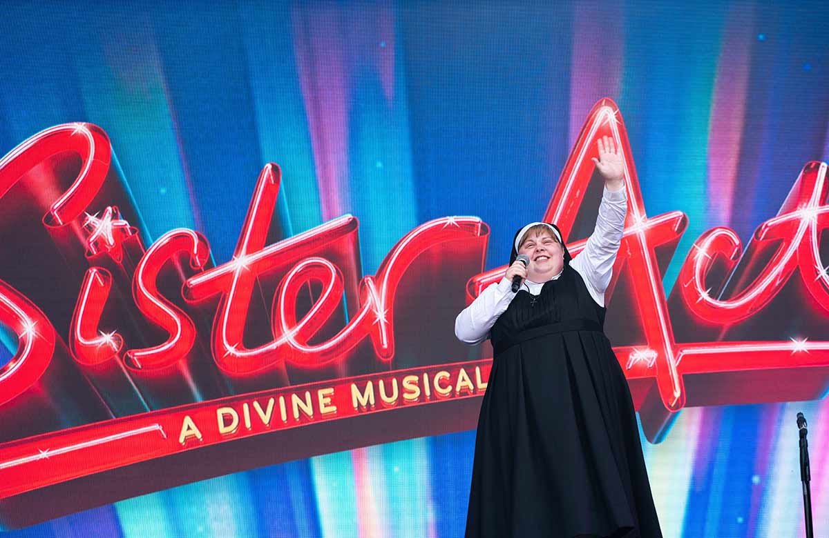 Exclusive pictures: musical stars take to the stage at West End Live